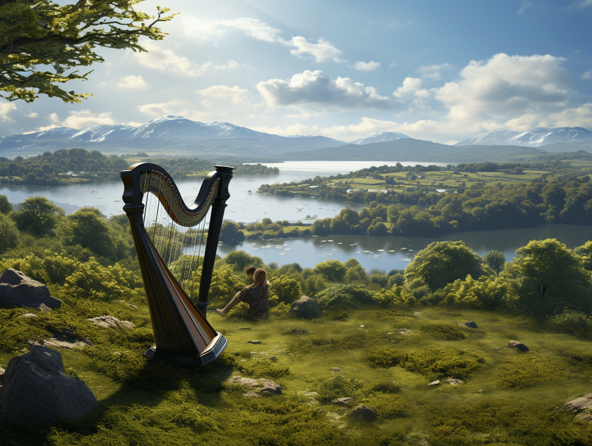 Harpe celtique irlandaise : origines, signification et traditions - 209.fr
